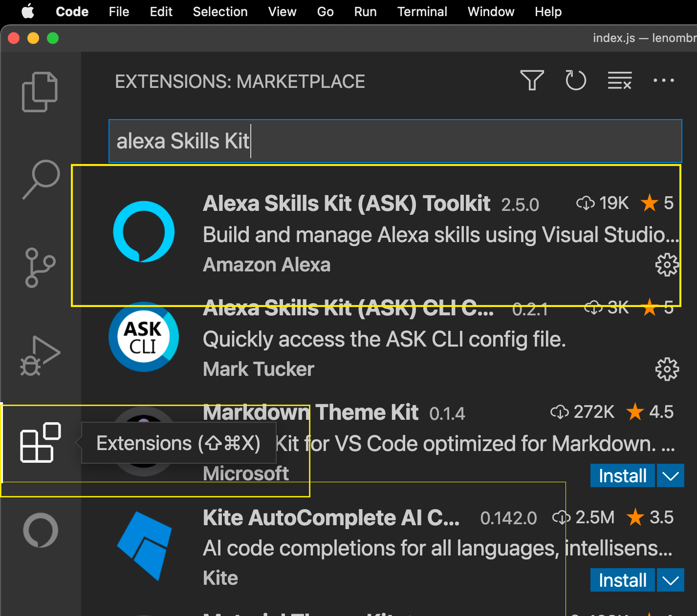 Installer Alexa Skills Kit sur Visual Studio - BeanyOverTech